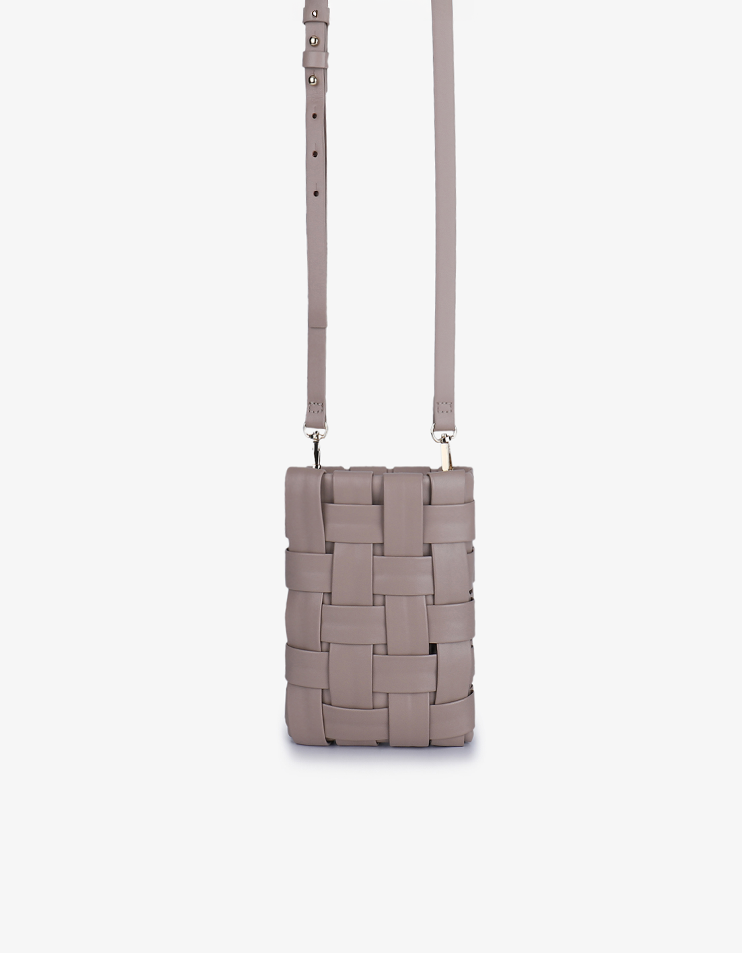 LINDY WOVEN CELLPHONE LIGHT TAN – REMI/REID